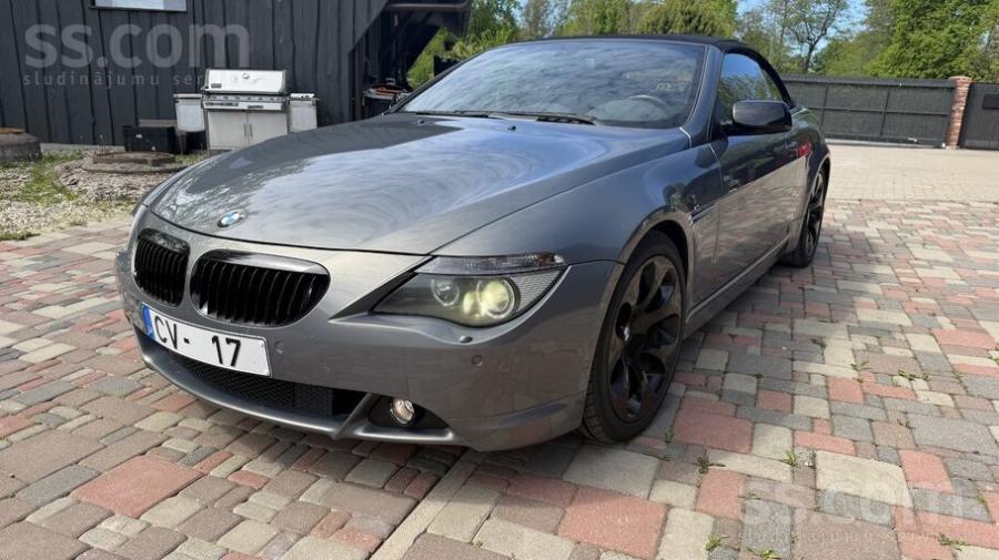 Pelēks BMW 645 2004 Limbaži, ar dzinēja tilpumu 4.50 L un nobraukumu 156 tūkst. km par 8500 €, foto 4 vietnē AUTOMOTO.COM.LV