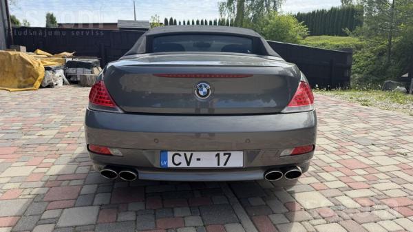 Pelēks BMW 645 2004 Limbaži, ar dzinēja tilpumu 4.50 L un nobraukumu 156 tūkst. km par 8500 €, foto 5 vietnē AUTOMOTO.COM.LV