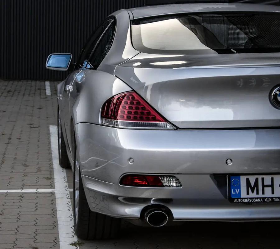 Pelēks BMW 645 2004 Rīga, ar dzinēja tilpumu 4.40 L un nobraukumu 216 tūkst. km par 15990 €, foto 7 vietnē AUTOMOTO.COM.LV