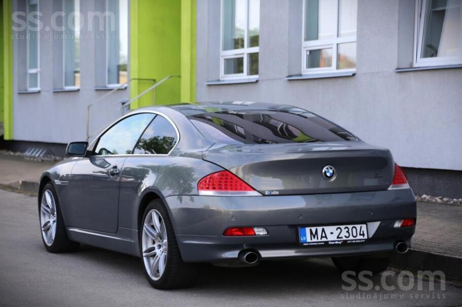 Pelēks BMW 645 2004 Rīga, ar dzinēja tilpumu 4.40 L un nobraukumu 233 tūkst. km par 7495 €, foto 7 vietnē AUTOMOTO.COM.LV