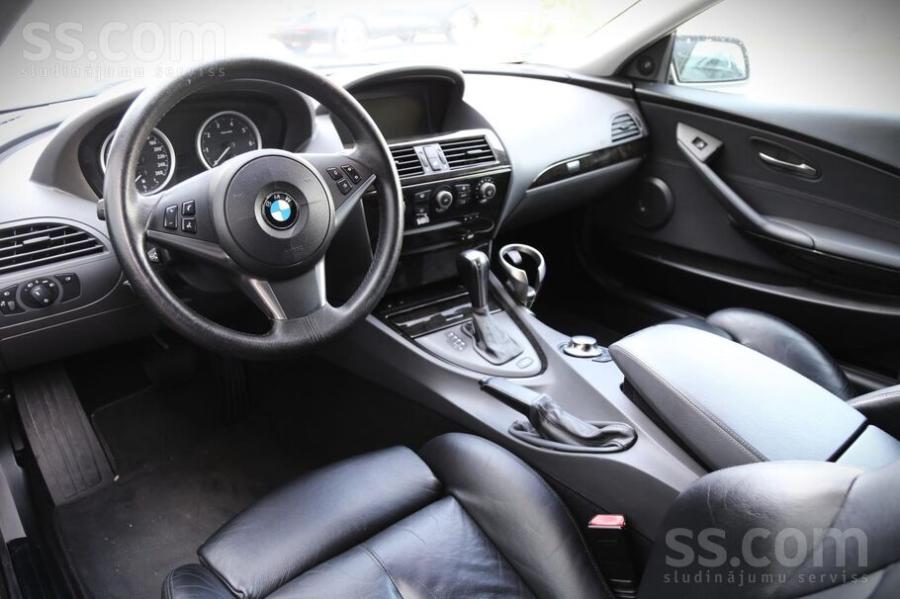 Pelēks BMW 645 2004 Rīga, ar dzinēja tilpumu 4.40 L un nobraukumu 233 tūkst. km par 7495 €, foto 9 vietnē AUTOMOTO.COM.LV