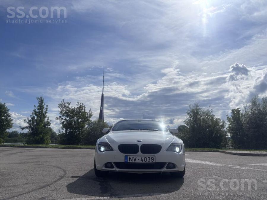Balts BMW 645 2004 Rīga, ar dzinēja tilpumu 4.40 L un nobraukumu 91 tūkst. km par 10500 €, foto 1 vietnē AUTOMOTO.COM.LV