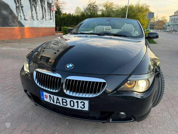 Black BMW 650 2002 in Vilnius, with an engine capacity of 4.80 L and mileage of 125 thousand km for 10150 €, photo 2 on AUTOMOTO.COM.LV