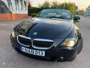 Black BMW 650 2002 in Vilnius, with an engine capacity of 4.80 L and mileage of 125 thousand km for 10150 €, photo 2 on AUTOMOTO.COM.LV