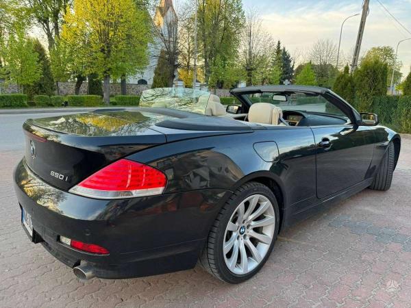 Black BMW 650 2002 in Vilnius, with an engine capacity of 4.80 L and mileage of 125 thousand km for 10150 €, photo 5 on AUTOMOTO.COM.LV
