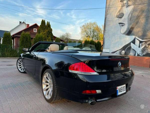 Black BMW 650 2002 in Vilnius, with an engine capacity of 4.80 L and mileage of 125 thousand km for 10150 €, photo 7 on AUTOMOTO.COM.LV