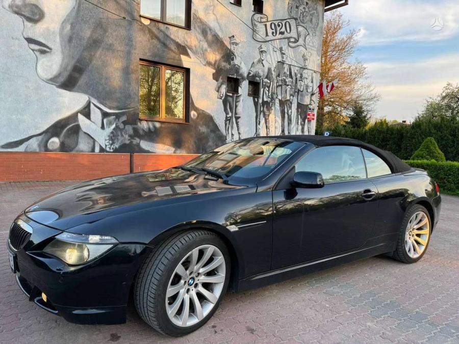 Black BMW 650 2002 in Vilnius, with an engine capacity of 4.80 L and mileage of 125 thousand km for 10150 €, photo 19 on AUTOMOTO.COM.LV