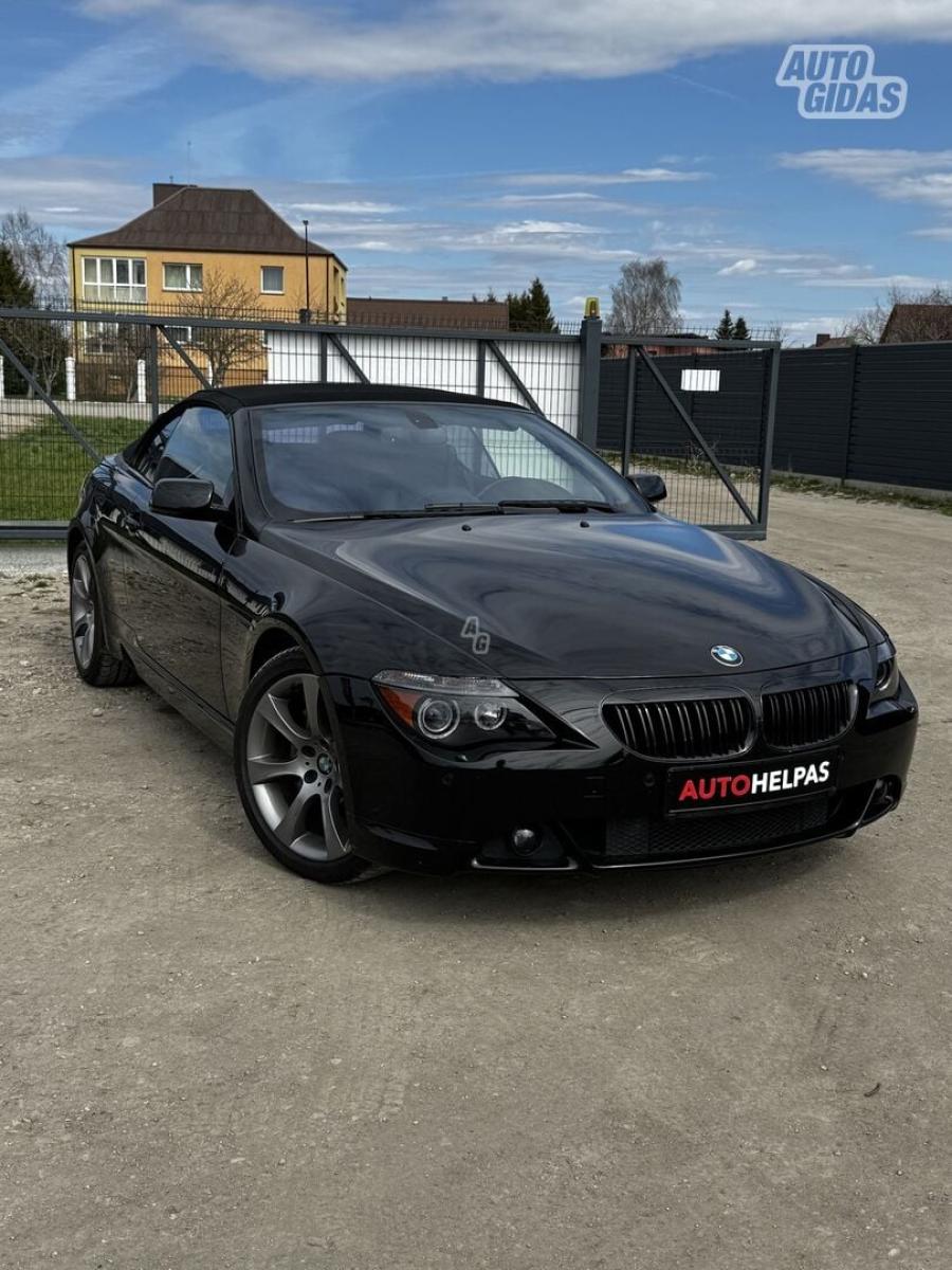 Melns BMW 650 2007 Klaipėda, ar dzinēja tilpumu 4.80 L un nobraukumu 256 tūkst. km par 9250 €, foto 4 vietnē AUTOMOTO.COM.LV