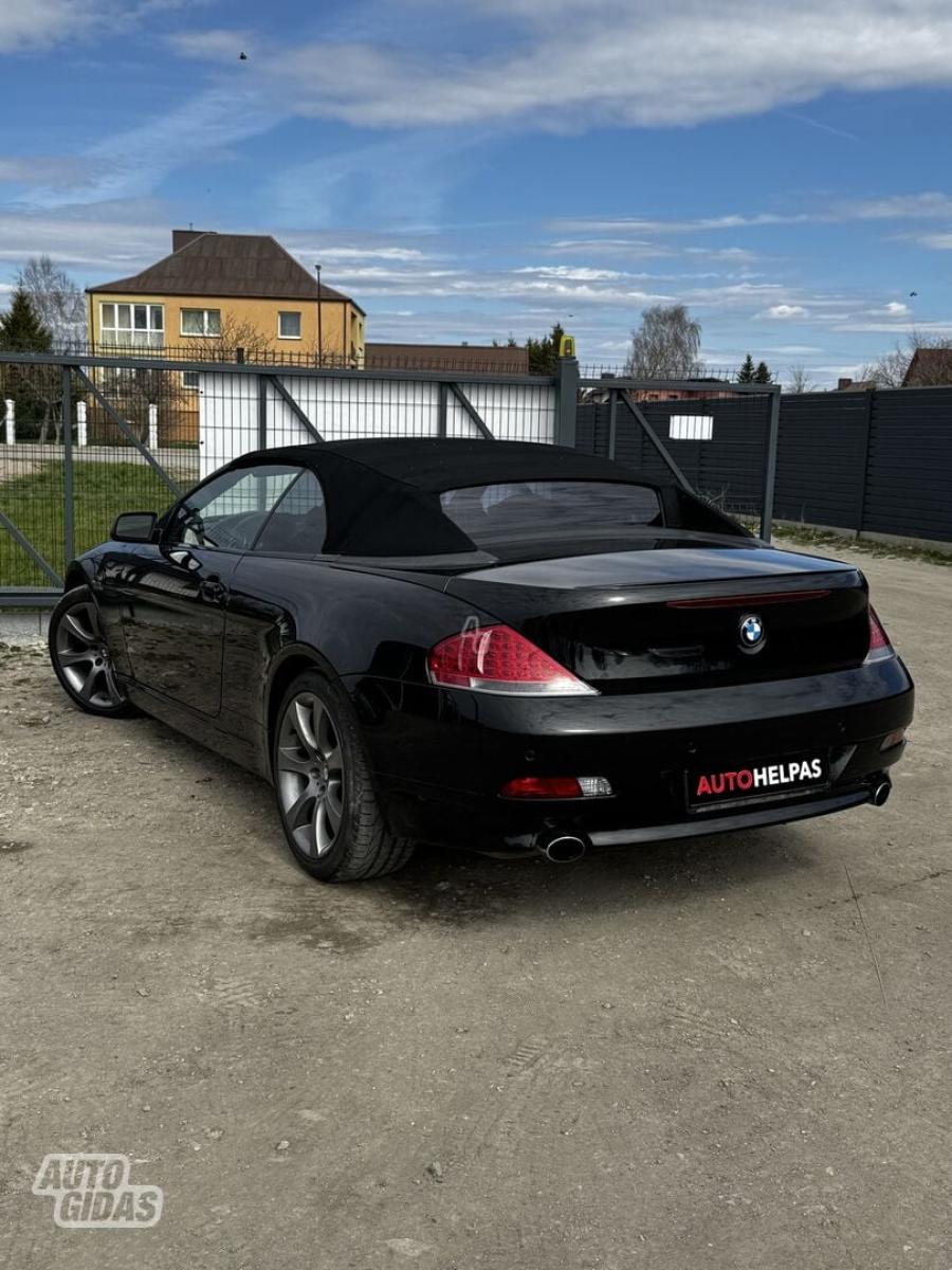 Melns BMW 650 2007 Klaipėda, ar dzinēja tilpumu 4.80 L un nobraukumu 256 tūkst. km par 9250 €, foto 8 vietnē AUTOMOTO.COM.LV