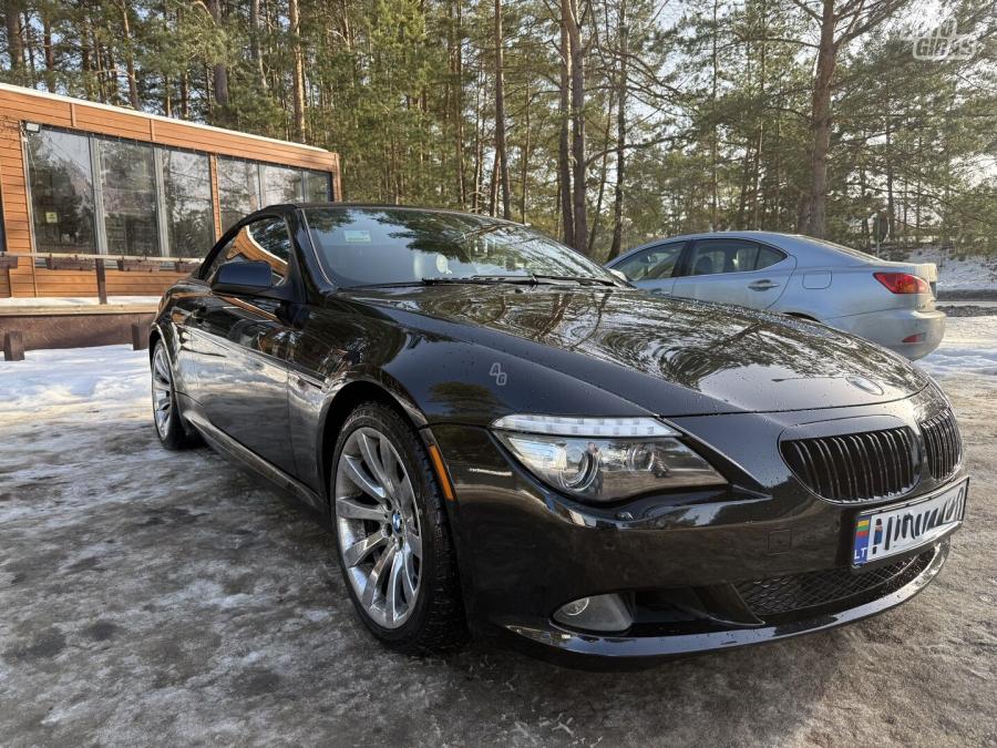 Black BMW 650 2010 in Varena, with an engine capacity of 4.80 L and mileage of 206 thousand km for 13650 €, photo 2 on AUTOMOTO.COM.LV