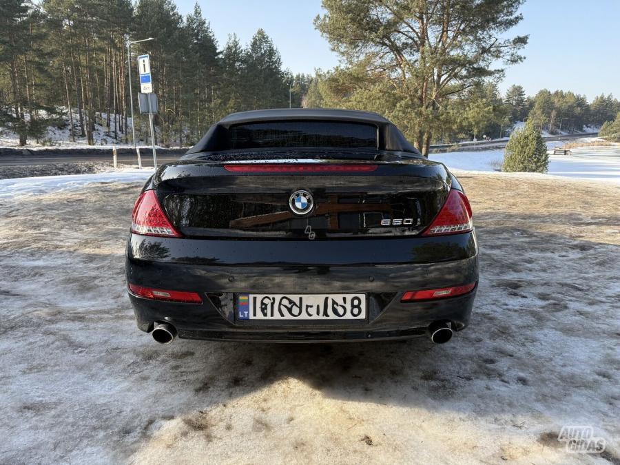 Black BMW 650 2010 in Varena, with an engine capacity of 4.80 L and mileage of 206 thousand km for 13650 €, photo 4 on AUTOMOTO.COM.LV