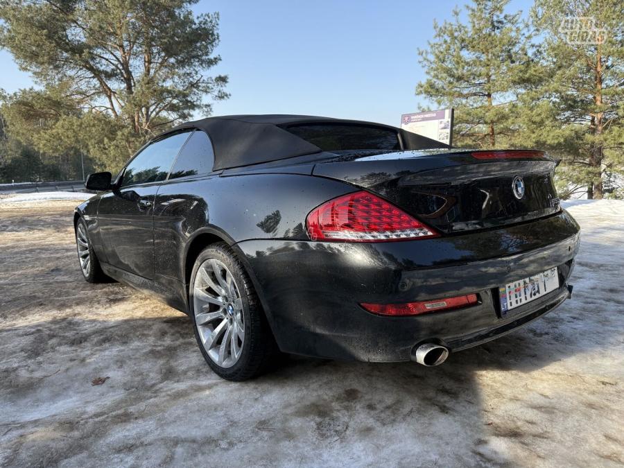 Black BMW 650 2010 in Varena, with an engine capacity of 4.80 L and mileage of 206 thousand km for 13650 €, photo 6 on AUTOMOTO.COM.LV