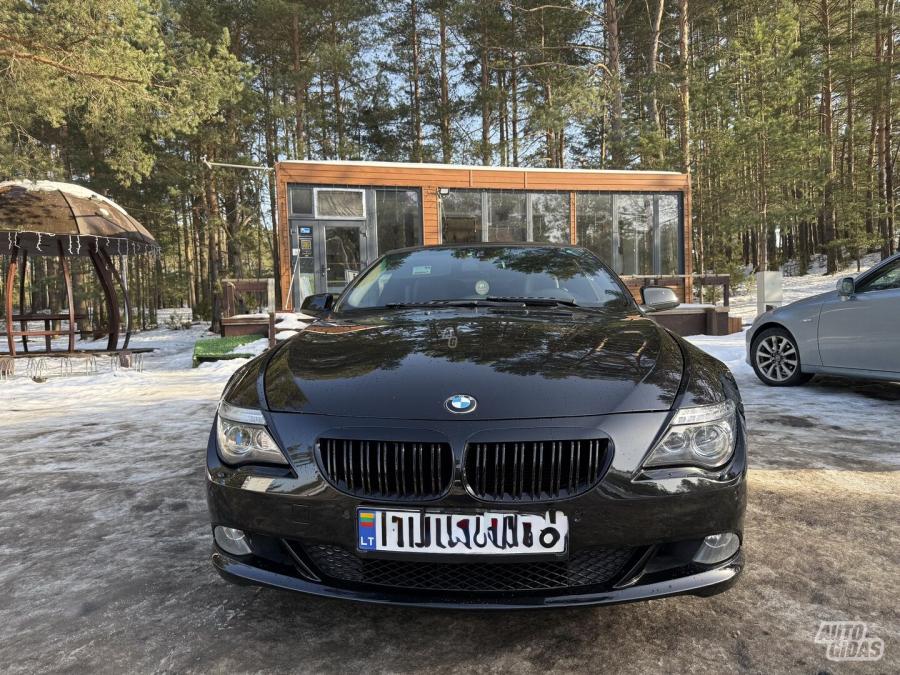 Black BMW 650 2010 in Varena, with an engine capacity of 4.80 L and mileage of 206 thousand km for 13650 €, photo 8 on AUTOMOTO.COM.LV