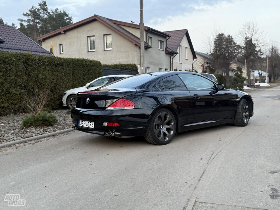 Melns BMW 650 2007 Viļņa, ar dzinēja tilpumu 4.80 L un nobraukumu 201 tūkst. km par 8200 €, foto 3 vietnē AUTOMOTO.COM.LV