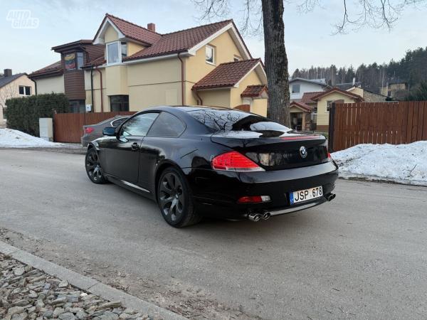 Black BMW 650 2007 in Vilnius, with an engine capacity of 4.80 L and mileage of 201 thousand km for 8200 €, photo 6 on AUTOMOTO.COM.LV