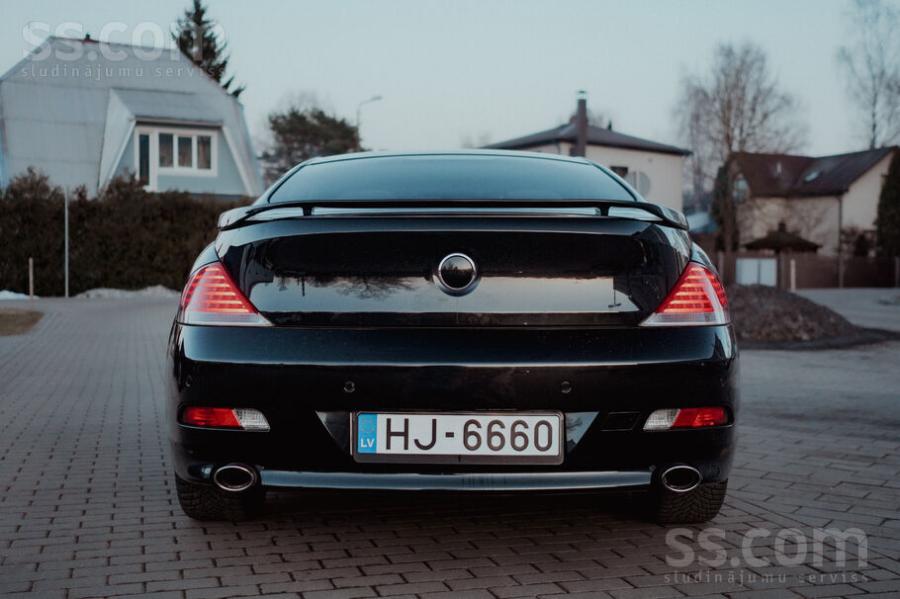 Black BMW 650 2007 in Riga, with an engine capacity of 4.80 L and mileage of 284 thousand km for 10000 €, photo 3 on AUTOMOTO.COM.LV