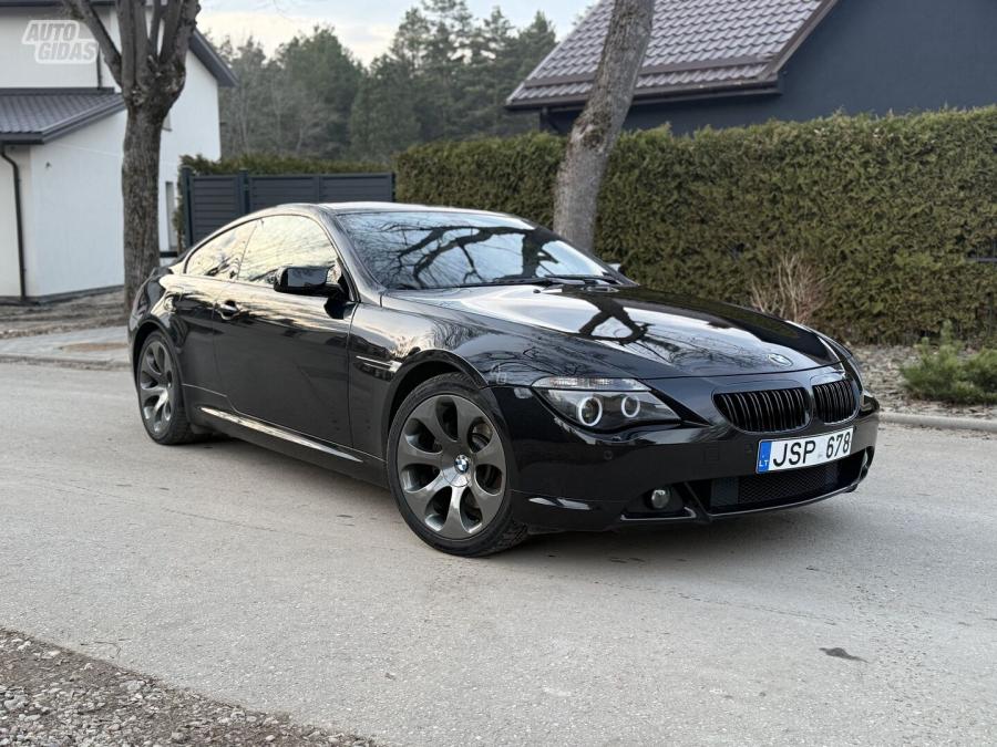 Black BMW 650 2007 in Vilnius, with an engine capacity of 4.80 L and mileage of 201 thousand km for 8200 €, photo 3 on AUTOMOTO.COM.LV