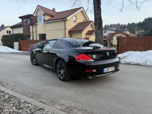 Black BMW 650 2007 in Vilnius, with an engine capacity of 4.80 L and mileage of 201 thousand km for 8200 €, photo 7 on AUTOMOTO.COM.LV