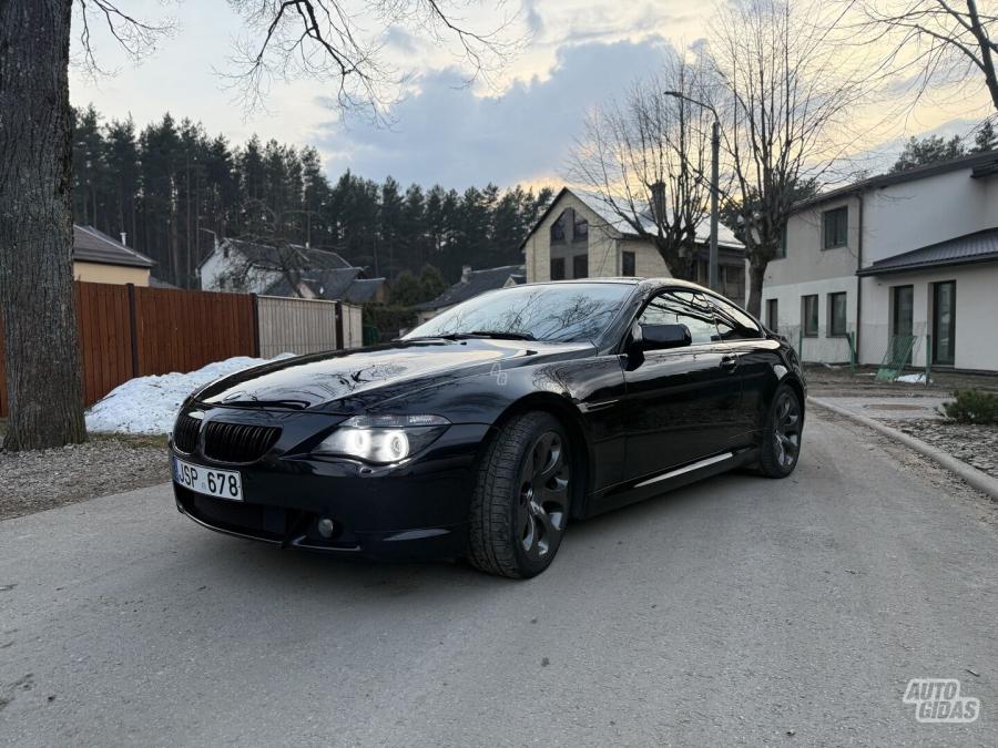 Black BMW 650 2007 in Vilnius, with an engine capacity of 4.80 L and mileage of 201 thousand km for 8200 €, photo 9 on AUTOMOTO.COM.LV