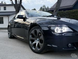 Black BMW 650 2007 in Vilnius, with an engine capacity of 4.80 L and mileage of 201 thousand km for 8200 €, photo 17 on AUTOMOTO.COM.LV