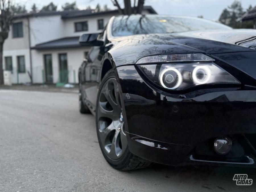 Black BMW 650 2007 in Vilnius, with an engine capacity of 4.80 L and mileage of 201 thousand km for 8200 €, photo 18 on AUTOMOTO.COM.LV