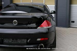 Black BMW 650 2007 in Kretinga, with an engine capacity of 4.80 L and mileage of 199 thousand km for 8999 €, photo 12 on AUTOMOTO.COM.LV