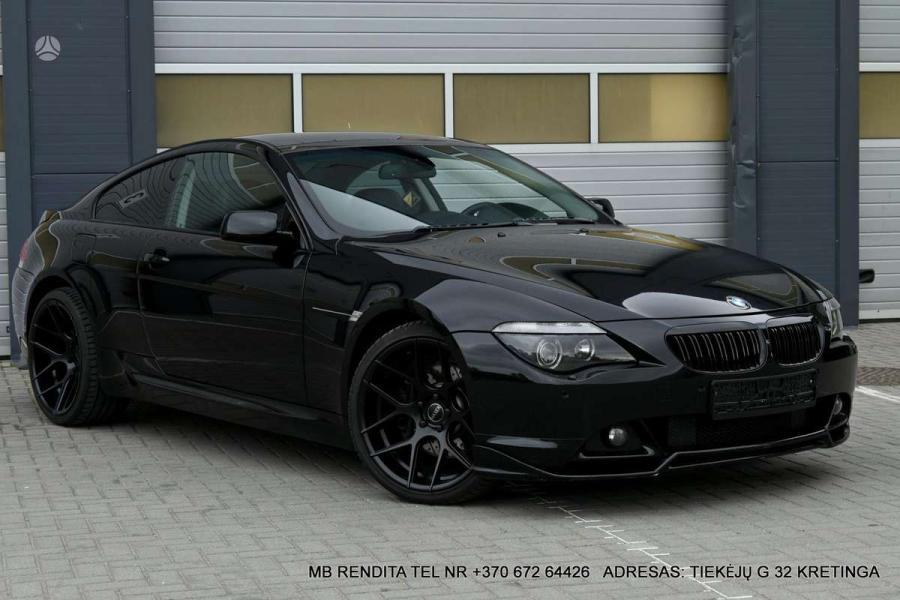 Black BMW 650 2007 in Kretinga, with an engine capacity of 4.80 L and mileage of 199 thousand km for 8499 €, photo 1 on AUTOMOTO.COM.LV