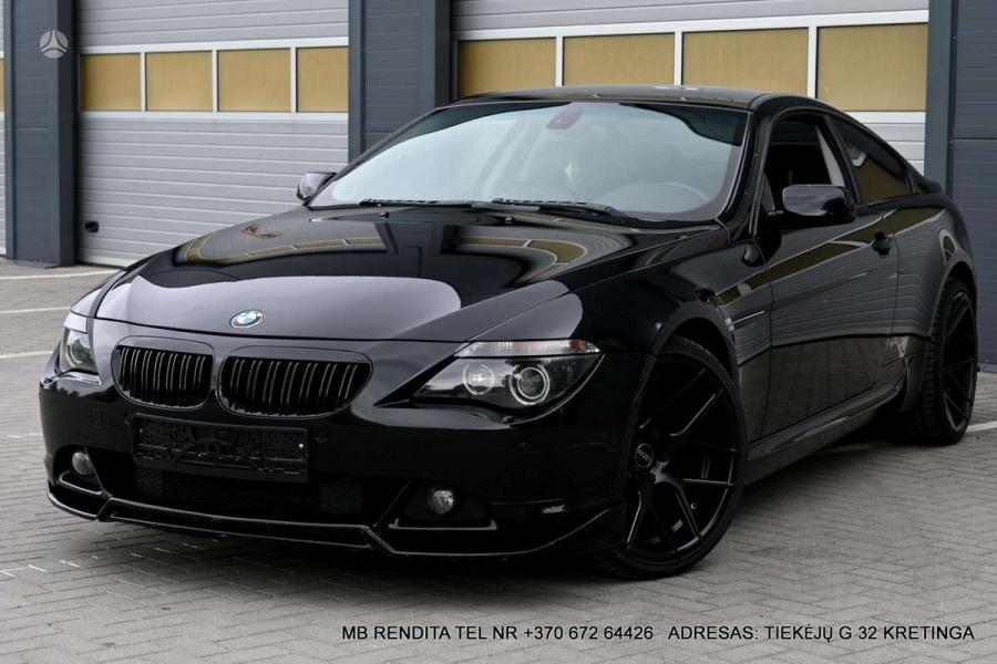 Black BMW 650 2007 in Kretinga, with an engine capacity of 4.80 L and mileage of 199 thousand km for 8499 €, photo 4 on AUTOMOTO.COM.LV