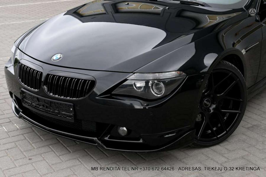 Black BMW 650 2007 in Kretinga, with an engine capacity of 4.80 L and mileage of 199 thousand km for 8499 €, photo 5 on AUTOMOTO.COM.LV
