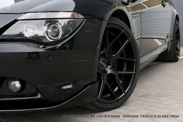 Black BMW 650 2007 in Kretinga, with an engine capacity of 4.80 L and mileage of 199 thousand km for 8499 €, photo 6 on AUTOMOTO.COM.LV