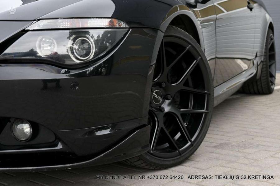 Black BMW 650 2007 in Kretinga, with an engine capacity of 4.80 L and mileage of 199 thousand km for 8499 €, photo 6 on AUTOMOTO.COM.LV