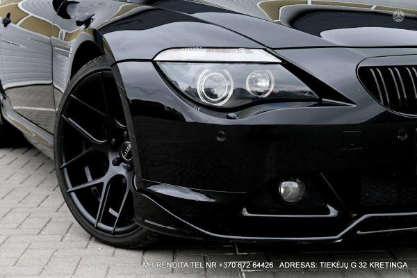 Black BMW 650 2007 in Kretinga, with an engine capacity of 4.80 L and mileage of 199 thousand km for 8499 €, photo 7 on AUTOMOTO.COM.LV