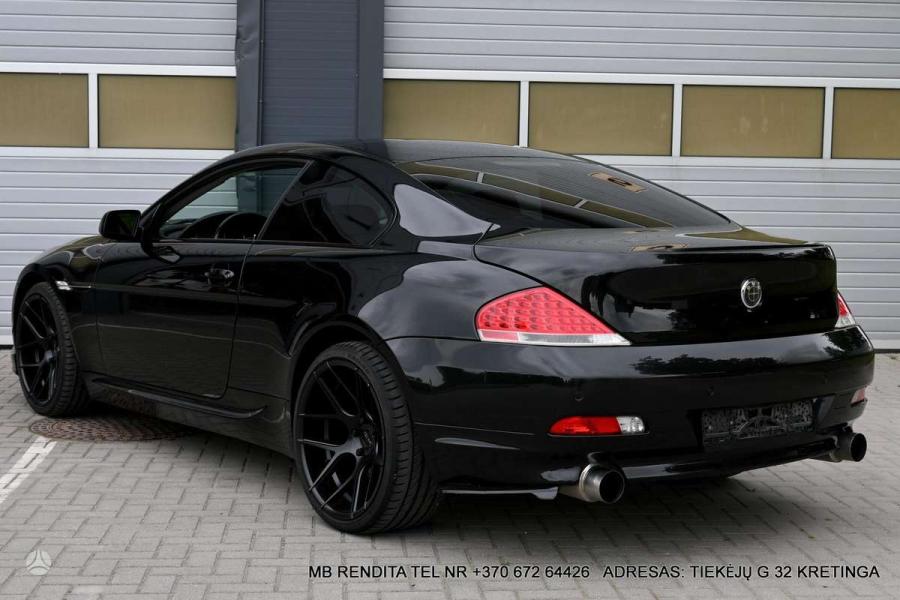 Black BMW 650 2007 in Kretinga, with an engine capacity of 4.80 L and mileage of 199 thousand km for 8499 €, photo 8 on AUTOMOTO.COM.LV