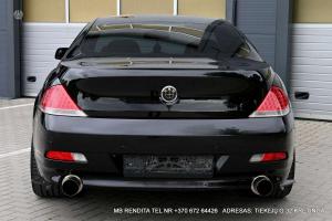 Black BMW 650 2007 in Kretinga, with an engine capacity of 4.80 L and mileage of 199 thousand km for 8499 €, photo 9 on AUTOMOTO.COM.LV