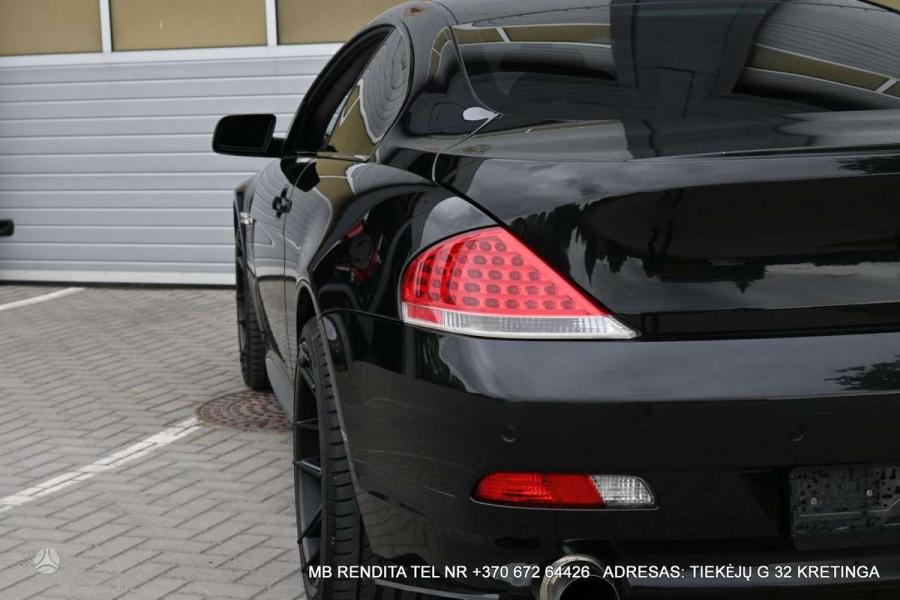 Black BMW 650 2007 in Kretinga, with an engine capacity of 4.80 L and mileage of 199 thousand km for 8499 €, photo 11 on AUTOMOTO.COM.LV