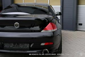 Black BMW 650 2007 in Kretinga, with an engine capacity of 4.80 L and mileage of 199 thousand km for 8499 €, photo 12 on AUTOMOTO.COM.LV