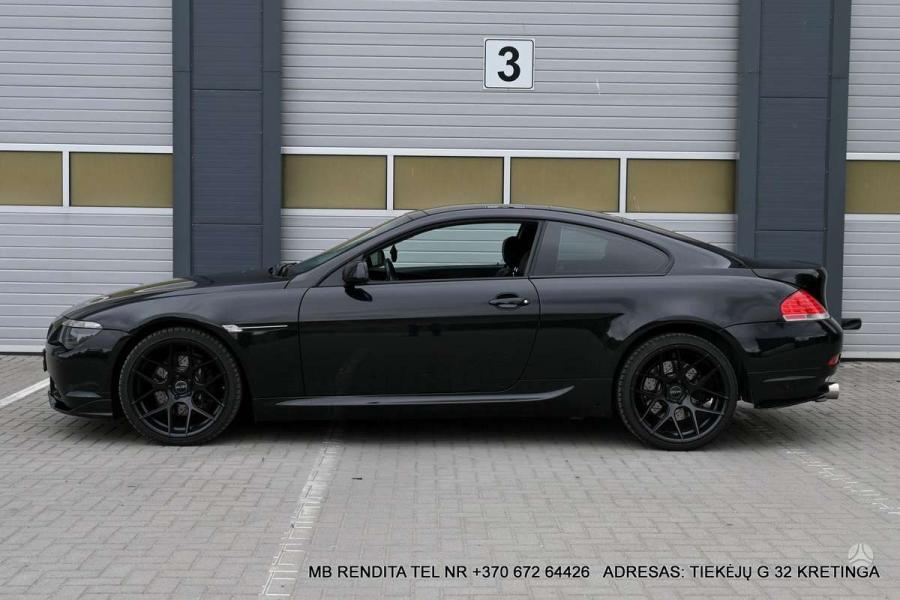 Black BMW 650 2007 in Kretinga, with an engine capacity of 4.80 L and mileage of 199 thousand km for 8499 €, photo 13 on AUTOMOTO.COM.LV