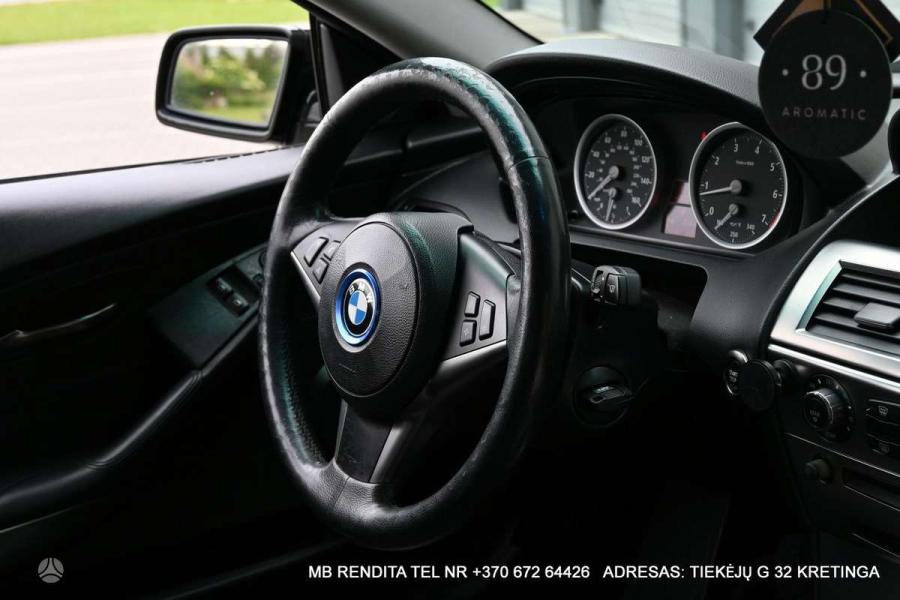 Black BMW 650 2007 in Kretinga, with an engine capacity of 4.80 L and mileage of 199 thousand km for 8499 €, photo 23 on AUTOMOTO.COM.LV