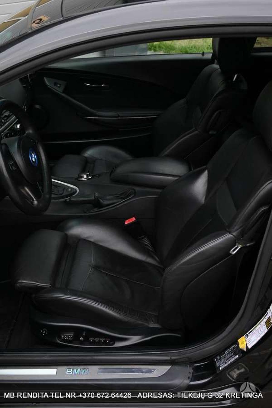 Melns BMW 650 2007 Kretinga, ar dzinēja tilpumu 4.80 L un nobraukumu 199 tūkst. km par 8499 €, foto 17 vietnē AUTOMOTO.COM.LV
