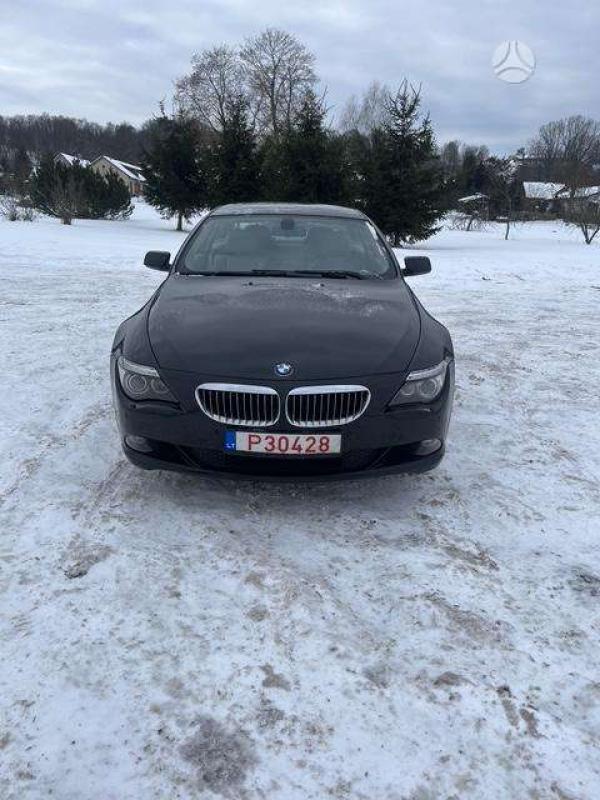Black BMW 650 2008 in Kaunas, with an engine capacity of 4.80 L and mileage of 250 thousand km for 6200 €, photo 1 on AUTOMOTO.COM.LV