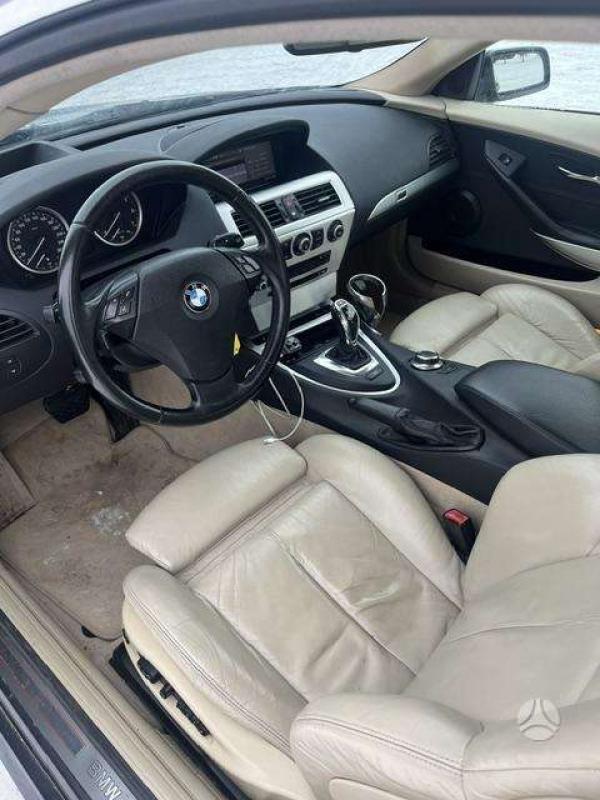 Black BMW 650 2008 in Kaunas, with an engine capacity of 4.80 L and mileage of 250 thousand km for 6200 €, photo 8 on AUTOMOTO.COM.LV