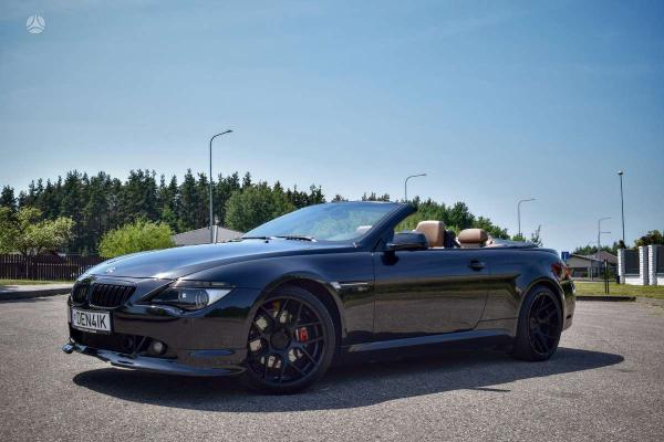 Black BMW 650 2010 in Vilnius, with an engine capacity of 4.80 L and mileage of 165 thousand km for 13000 €, photo 2 on AUTOMOTO.COM.LV