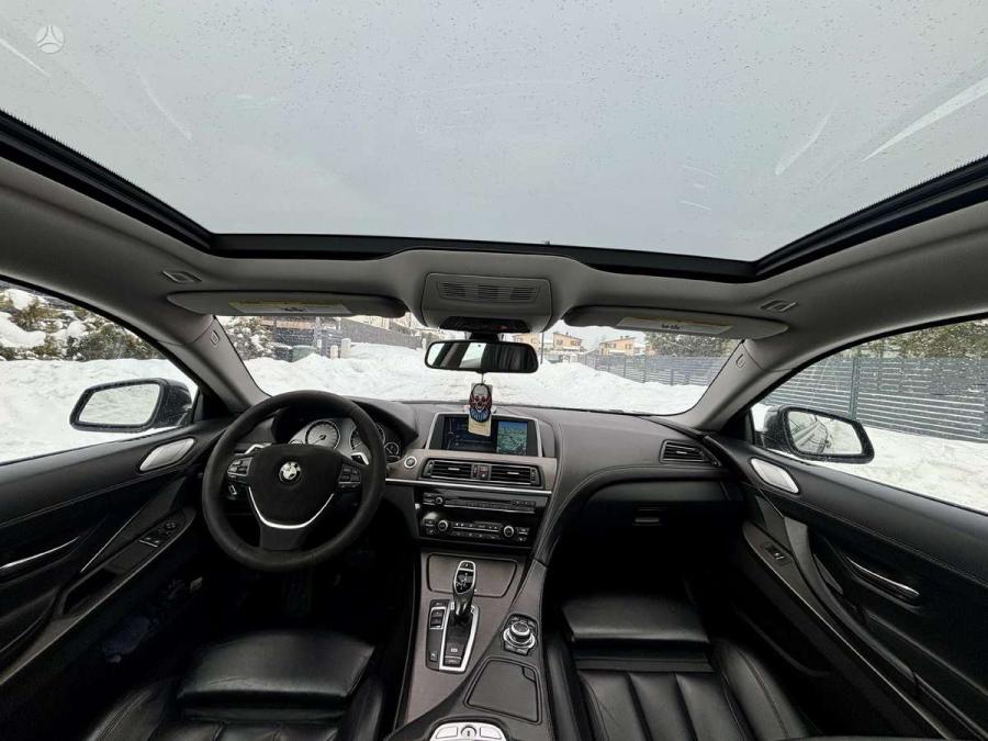 Black BMW 650 2012 in Vilnius, with an engine capacity of 4.40 L and mileage of 160 thousand km for 14999 €, photo 11 on AUTOMOTO.COM.LV