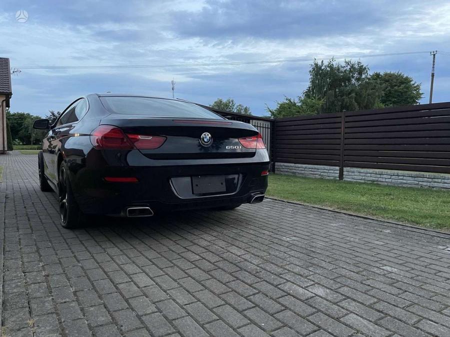 Black BMW 650 2012 in Klaipeda, with an engine capacity of 4.40 L and mileage of 103 thousand km for 3490 €, photo 3 on AUTOMOTO.COM.LV