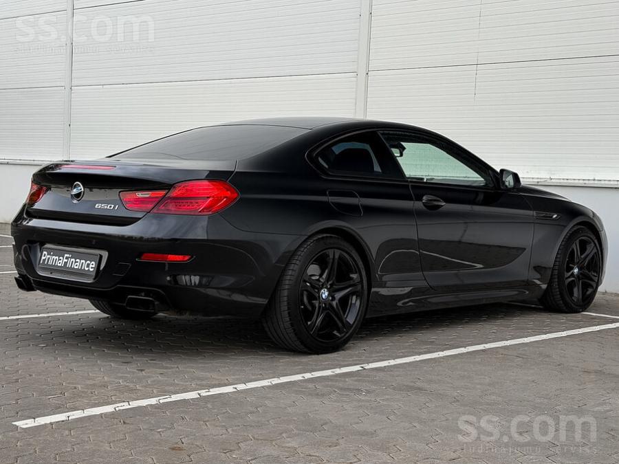 Black BMW 650 2013 in Riga, with an engine capacity of 4.40 L and mileage of 0 thousand km for 17490 €, photo 3 on AUTOMOTO.COM.LV