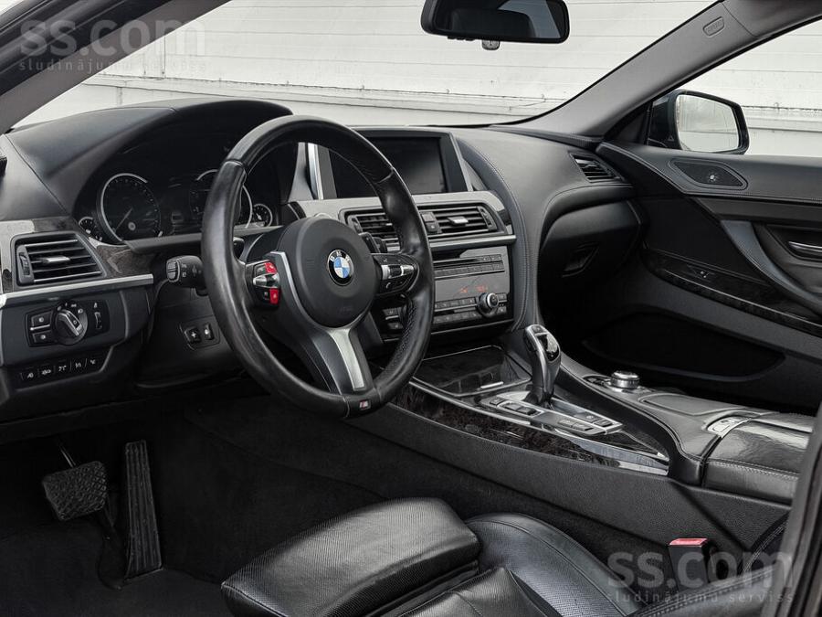 Black BMW 650 2013 in Riga, with an engine capacity of 4.40 L and mileage of 0 thousand km for 17490 €, photo 21 on AUTOMOTO.COM.LV