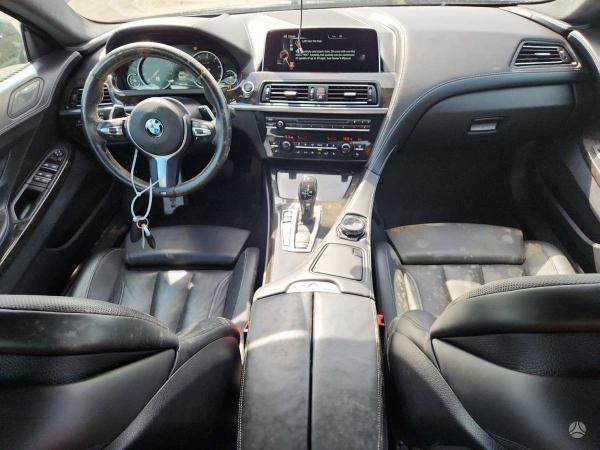Black BMW 650 2016 in Vilnius, with an engine capacity of 4.40 L and mileage of 59 thousand km for 10999 €, photo 8 on AUTOMOTO.COM.LV