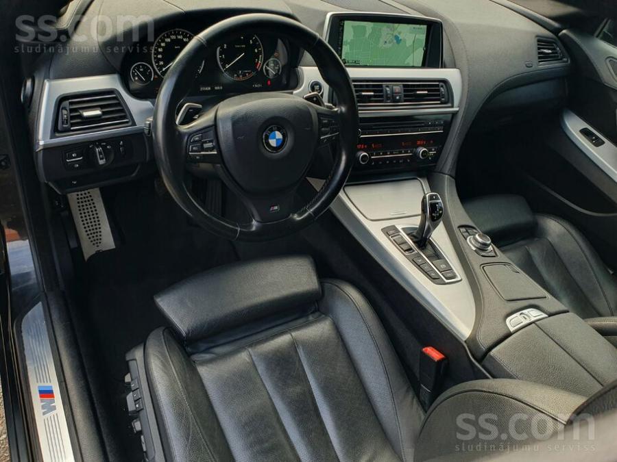 Black BMW 650 2013 in Riga, with an engine capacity of 4.40 L and mileage of 215 thousand km for 9650 €, photo 14 on AUTOMOTO.COM.LV