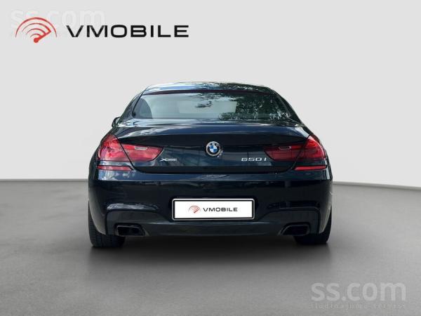 Black BMW 650 2013 in Riga, with an engine capacity of 4.40 L and mileage of 69 thousand km for 27990 €, photo 4 on AUTOMOTO.COM.LV