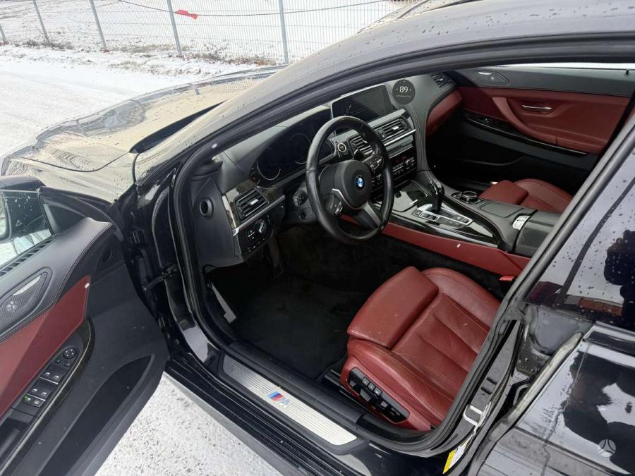 Black BMW 650 2016 in Marijampole, with an engine capacity of 4.40 L and mileage of 174 thousand km for 18700 €, photo 18 on AUTOMOTO.COM.LV